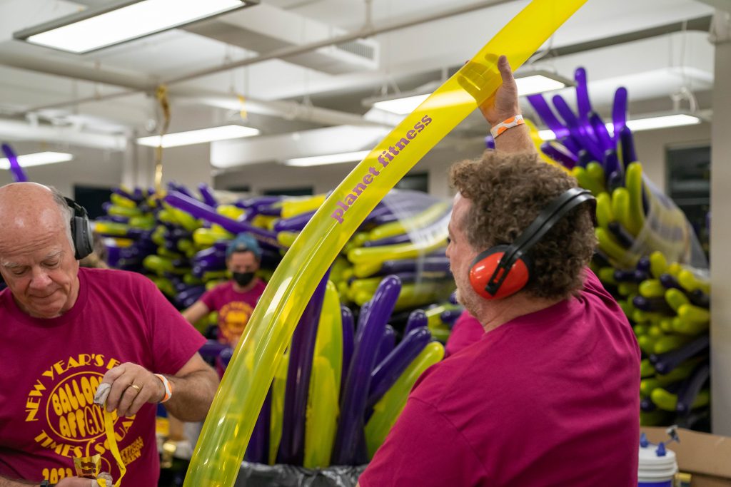 Balloon Inflation – Times Square Ball