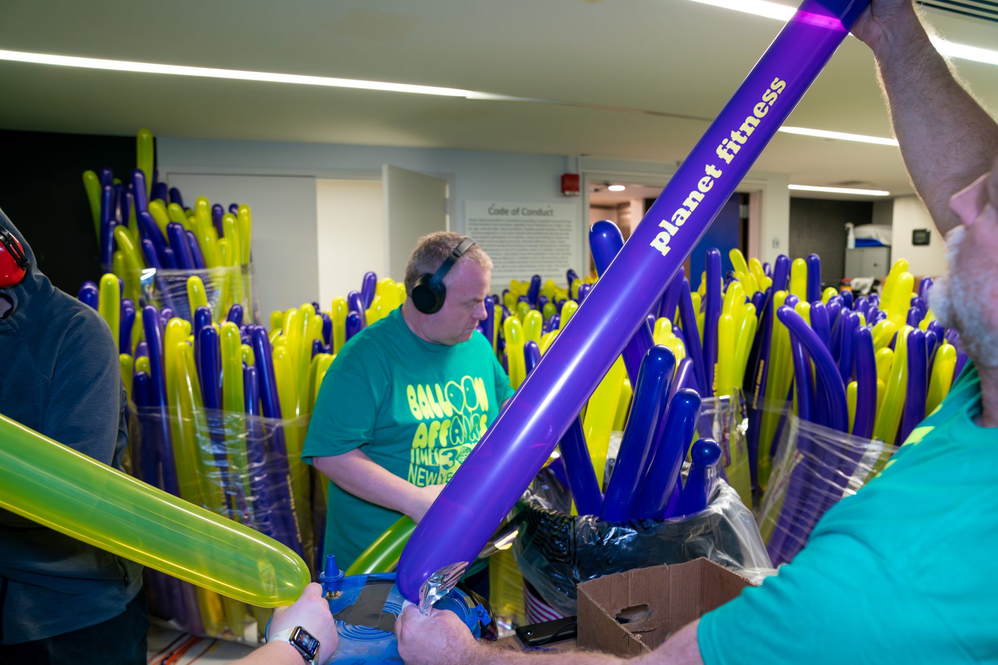 Balloon Inflation – Times Square Ball