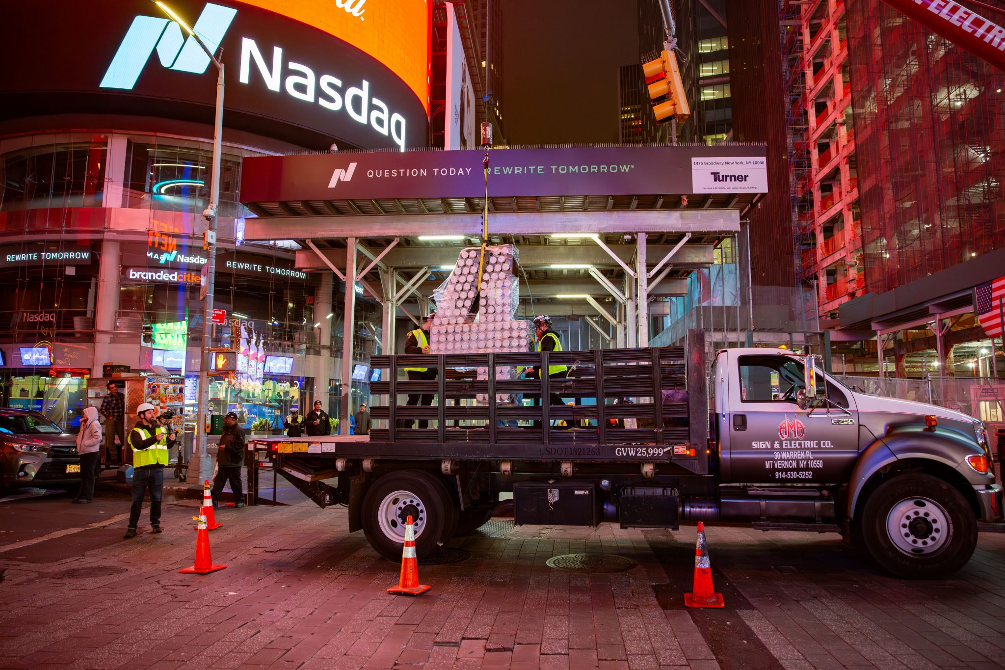 Numeral Installation – Times Square Ball